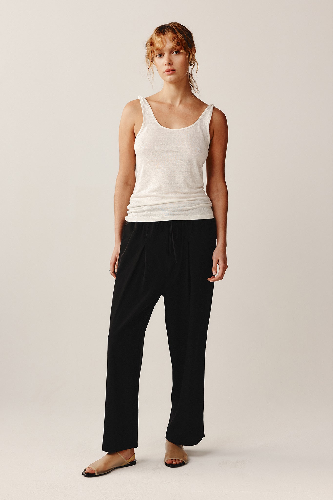 Almeta Singlet - Ivory